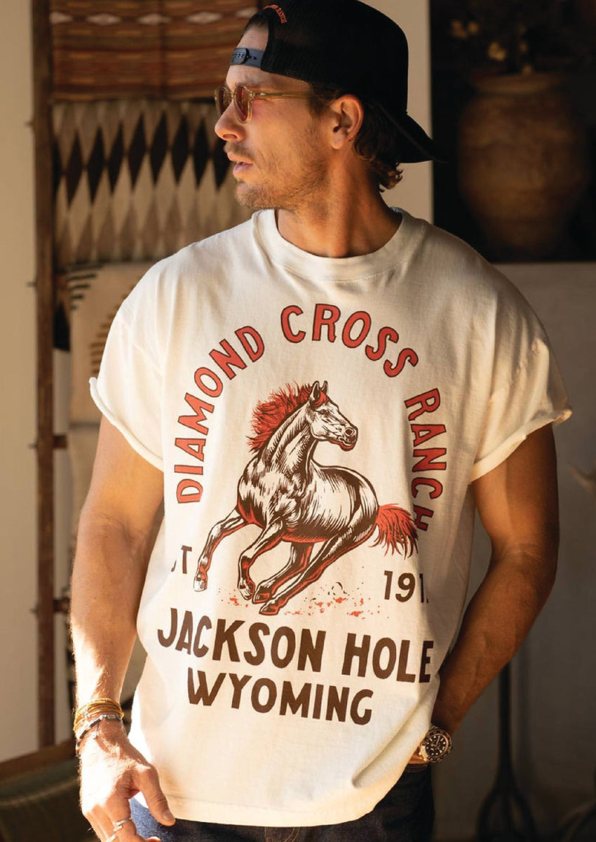 Bronco | Jackson Hole t-shirts – Diamond Cross Ranch