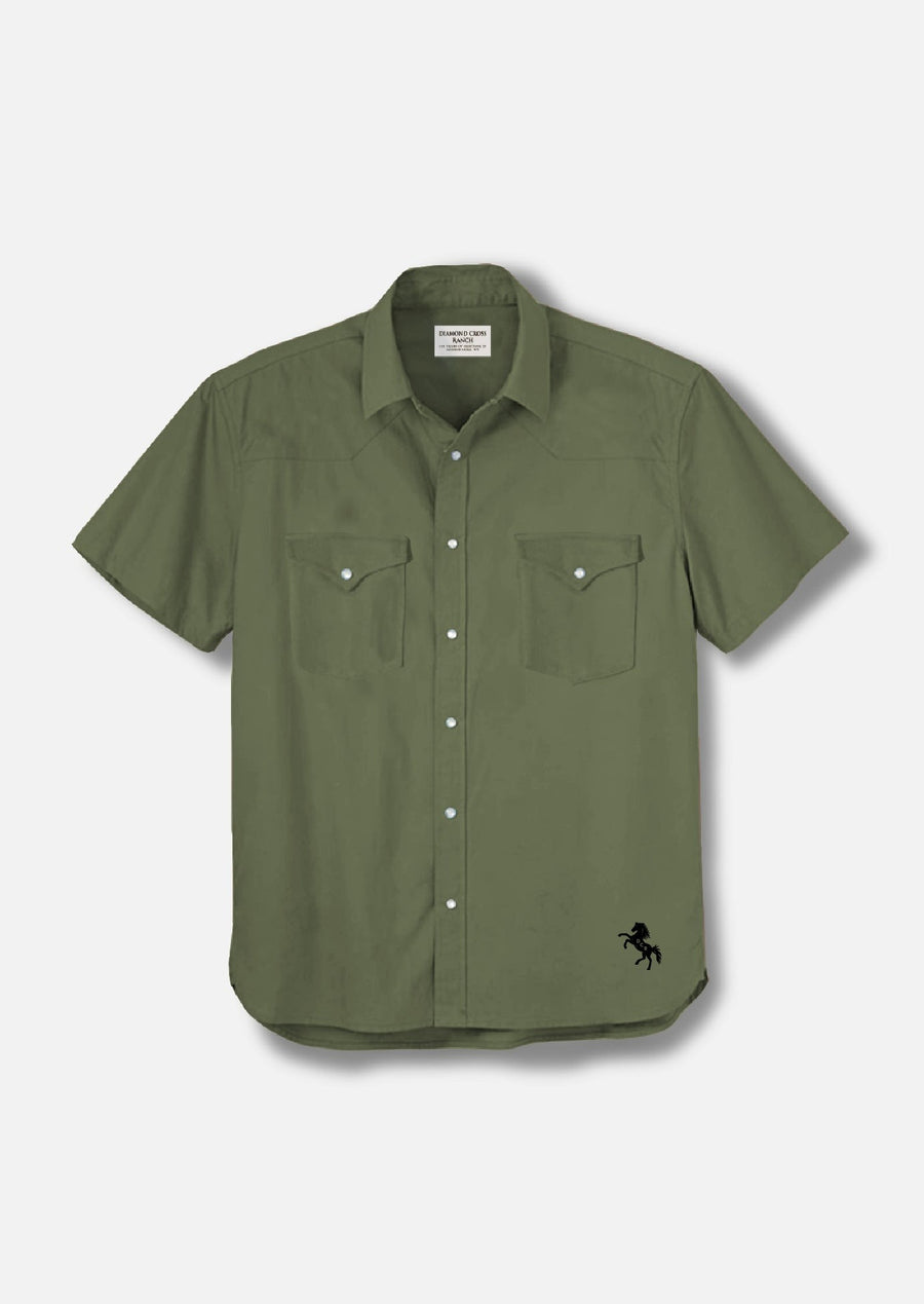 Short Sleeve Cowboy Shirt – Diamond Cross Ranch